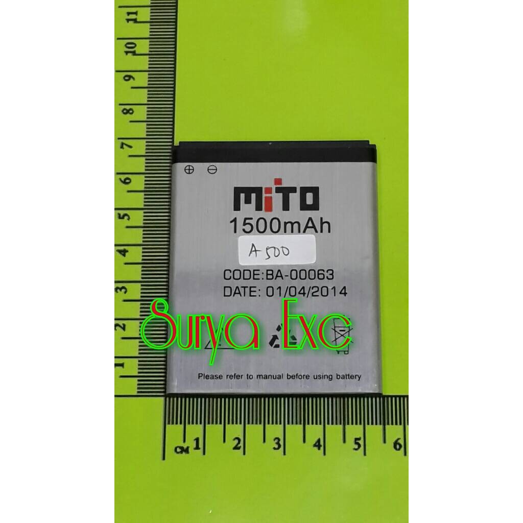 Jual Baterai Battery Mito A500 Fantasy Text Original | Shopee Indonesia