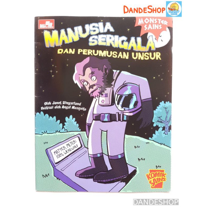 Jual Komik Monster Sains Manusia Serigala dan Perumusan Unsur ...
