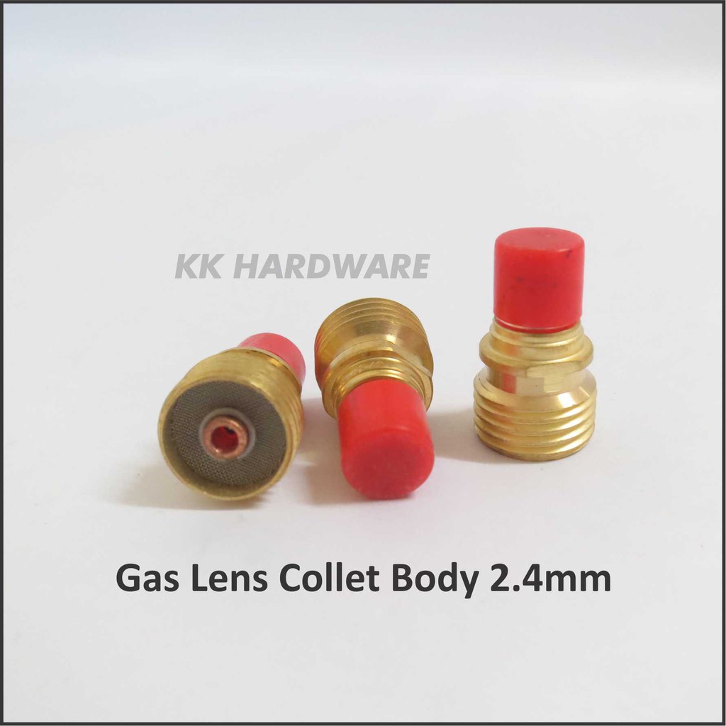Jual Gas Lens Collet Body 2.4mm Argon Torch WP9 WP20 WP25/Las Tig/Stang ...