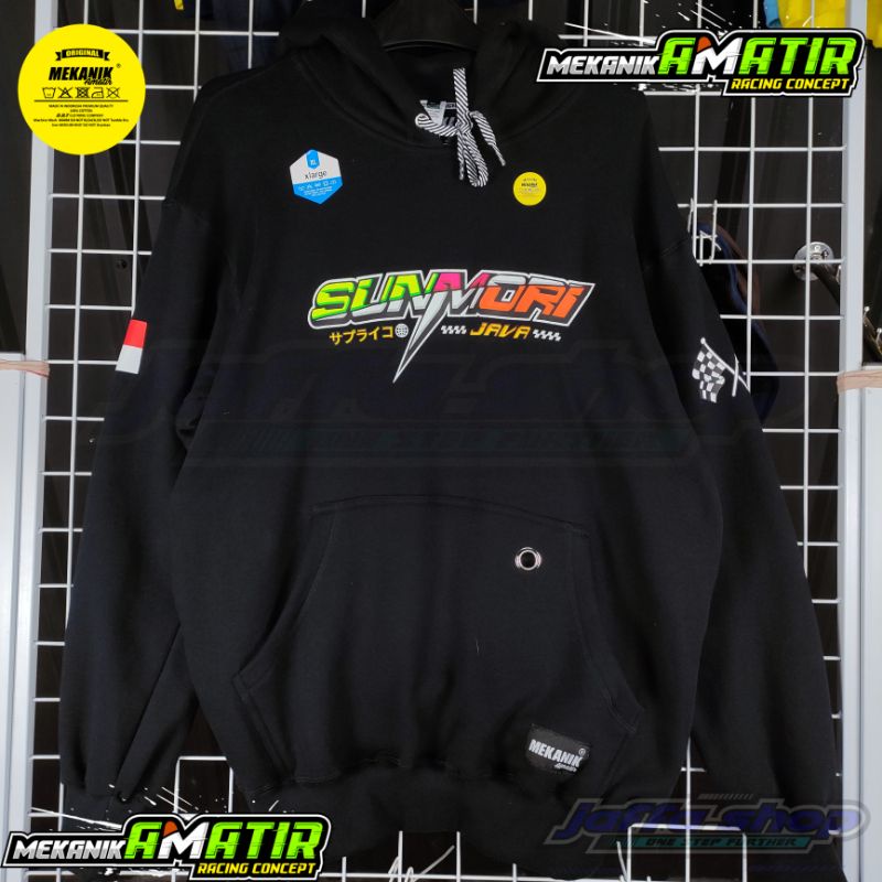 Jual HOODIE SUNMORY OLD MEKANIK AMATIR ORIGINAL JAKET RACING FLEECE ...