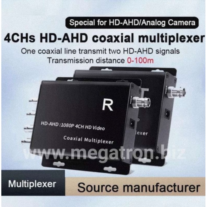 Jual 4-channel HD CCTV Multiplexer - 4 kamera CCTV dengan 1 Kabel ...