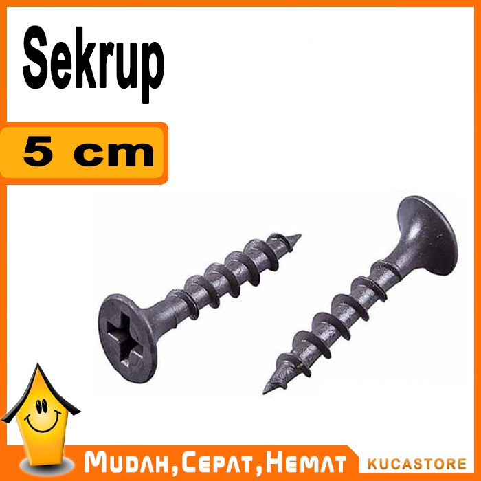 Jual Sekrup Skrup Kayu Panjang 5 cm | Shopee Indonesia