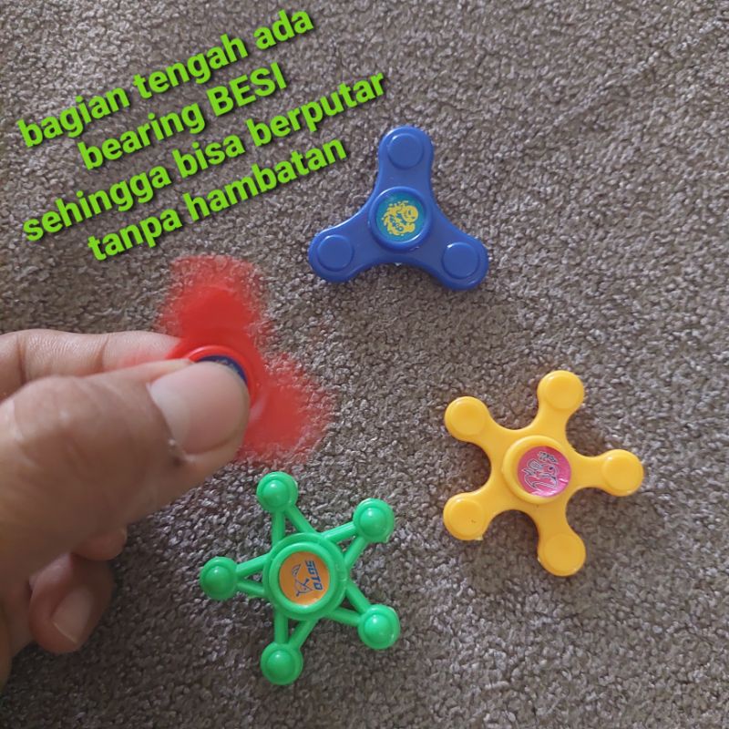 Jual mainan fidget spinner spiner gasing mini ukuran kecil mini cocok ...