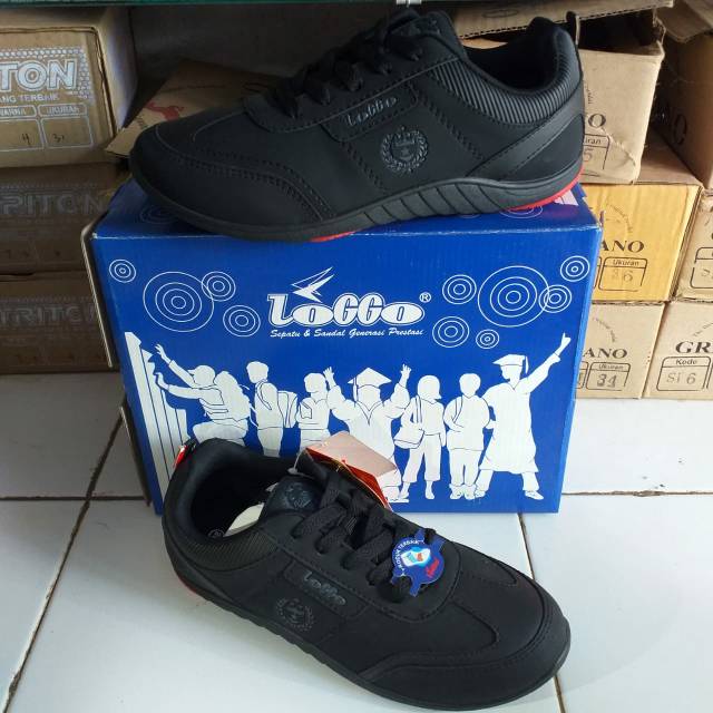 Jual SEPATU SPEED FULL HITAM SEPATU SEKOLAH LOGGO SEPATU SEKOLAH FULL ...