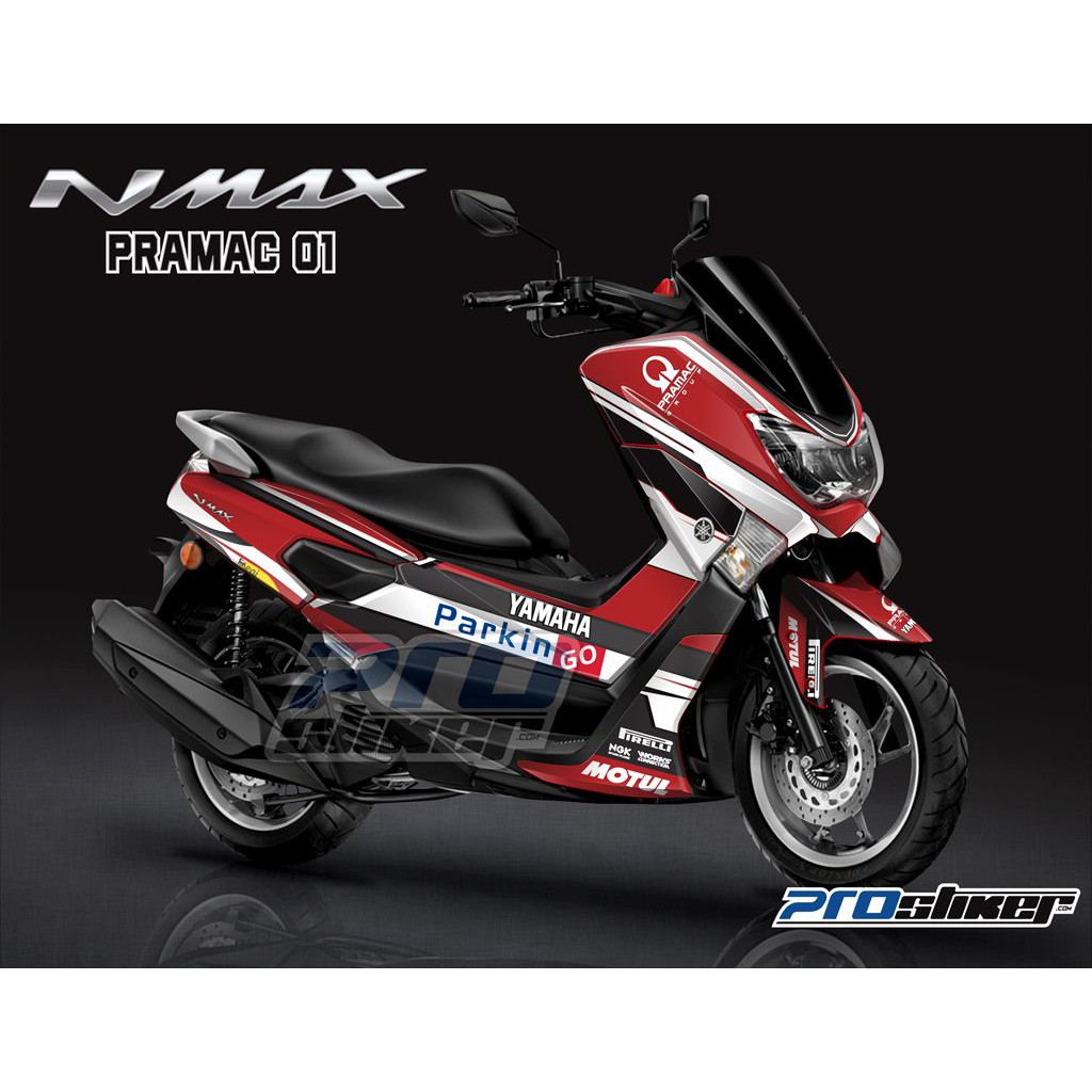 Jual Decal Striping NMAX Modifikasi MotoGP Repilca PRAMAC Racing Livery ...