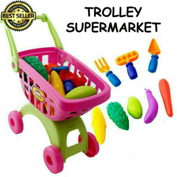 Jual Mainan Shopping Trolley ( ST003 ) | Shopee Indonesia
