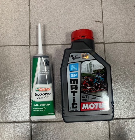Jual OLI MESIN VESPA MATIC MOTUL PAKET ENGINE 2V | Shopee Indonesia