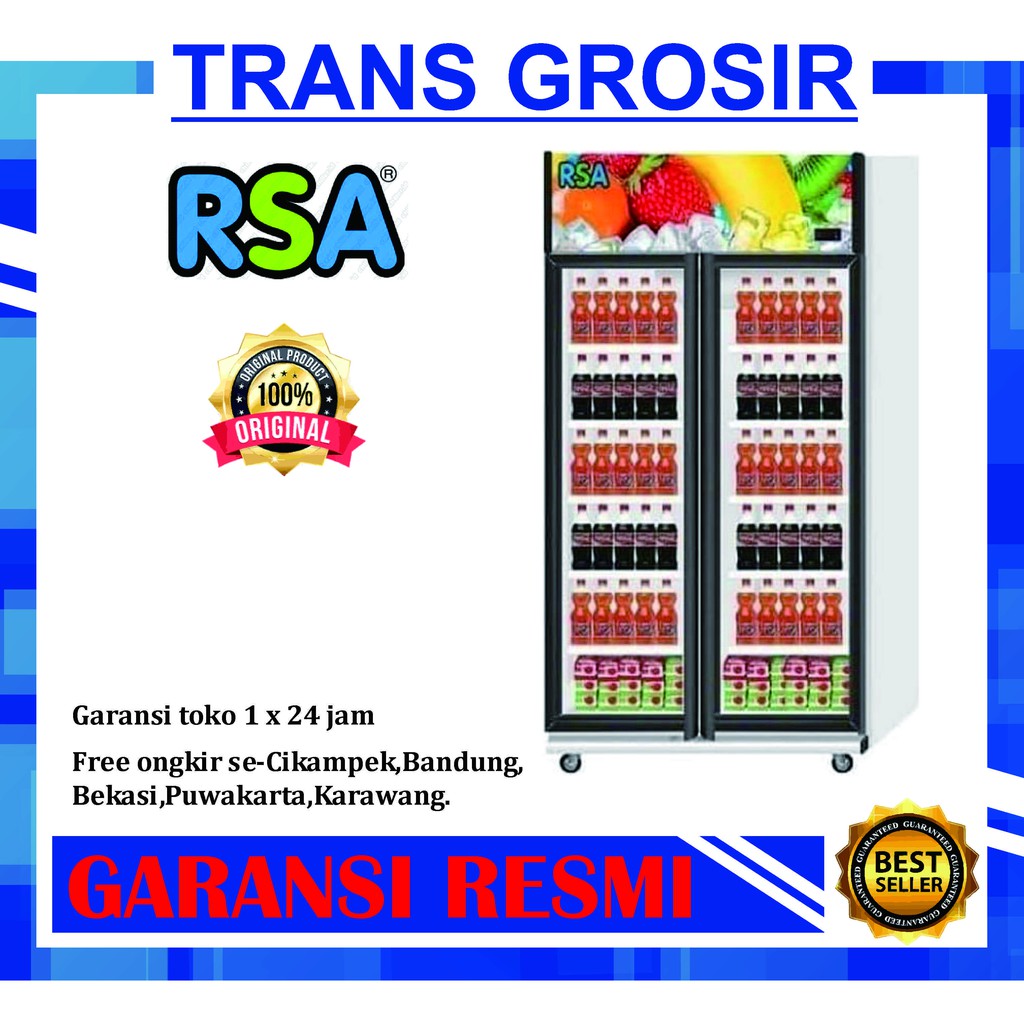 Jual SHOWCASE RSA COOLER 2 PINTU/ JADE | Shopee Indonesia