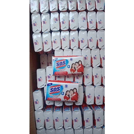 Jual Sabun Batang SOS Anti Bacterial Soap Deep Clean Bended 75g x 4 ...