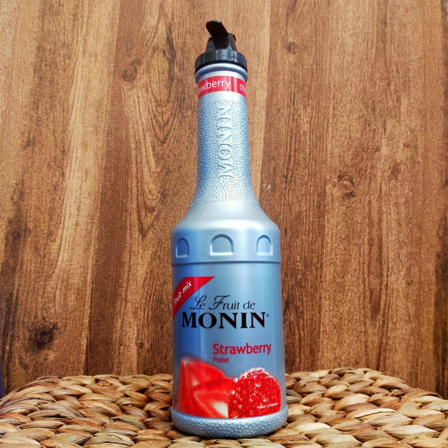Jual Monin Fruit Mix Strawberry Fraise 1L | Shopee Indonesia