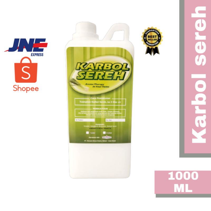 Jual Karbol Sereh 1 Liter / Pewangi Lantai / pembersih Lantai | Shopee ...