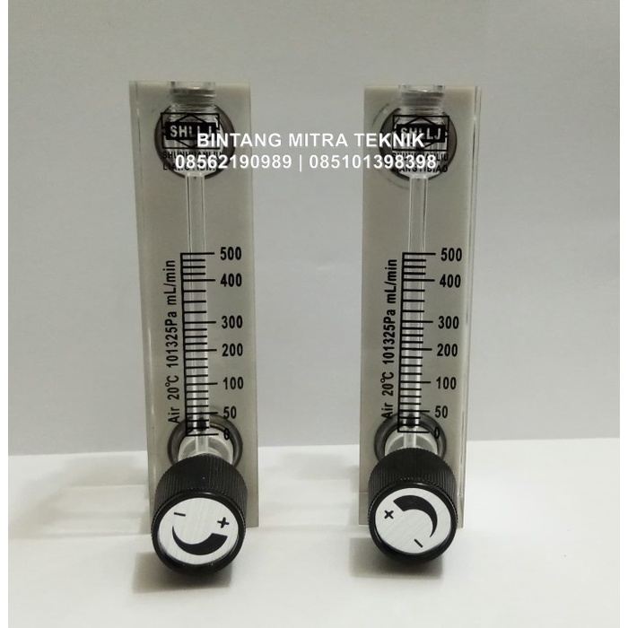 Jual ROTAMATER FLOWMETER UDARA PANEL WITH CONTROL 50 - 500 ML / MENIT | Shopee Indonesia