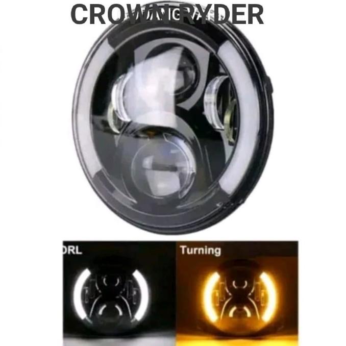 Jual Headlamp Daymaker Led Lampu Utama Daymaker Harley 7 inch Original|Premium|Asli|Ori | Shopee ...