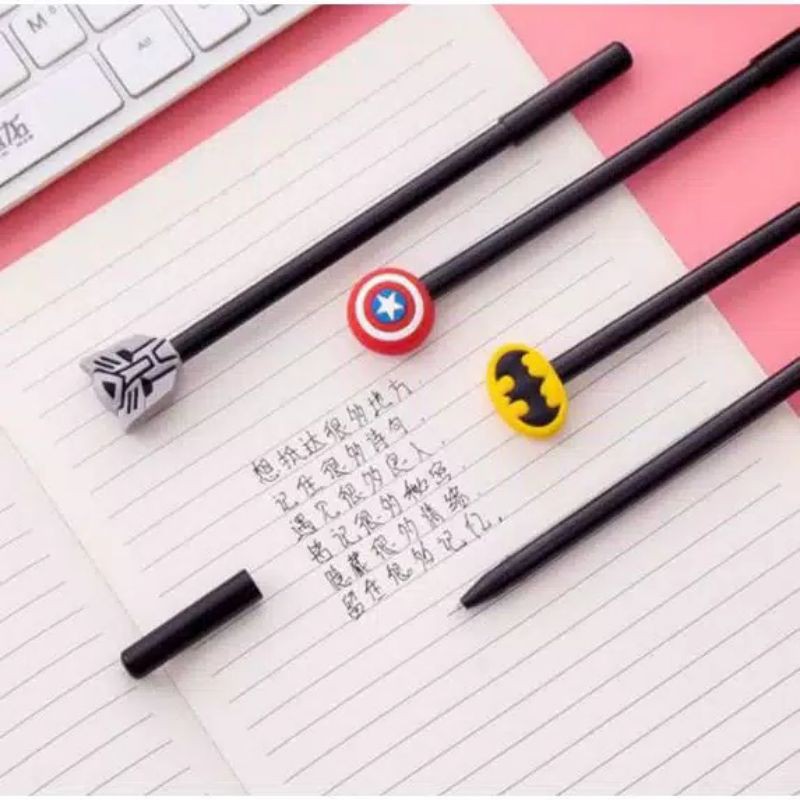 Jual PULPEN KARAKTER SUPERHERO - PENA SUPER HERO - PEN SUPERMAN BATMAN ...