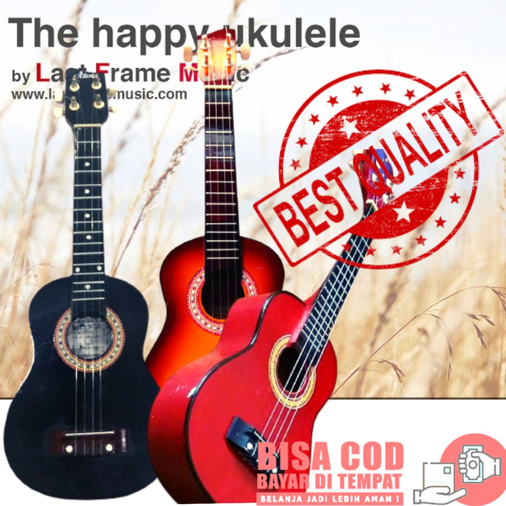 Jual UKULELE ATAU KENTRUNG 4 SENAR MOTIF POLOS | Shopee Indonesia