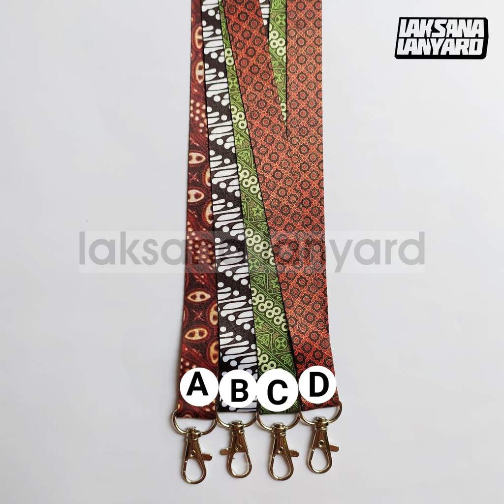 Jual Tali ID Card Lanyard Motif Batik | Shopee Indonesia