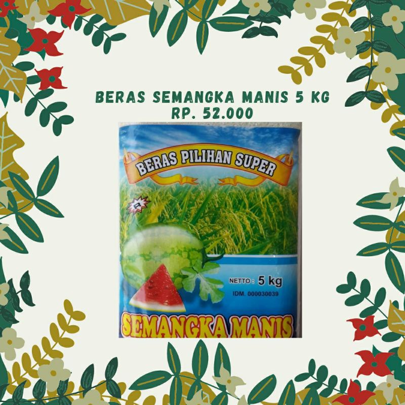 Jual Beras Semangka Manis 5 kg | Shopee Indonesia