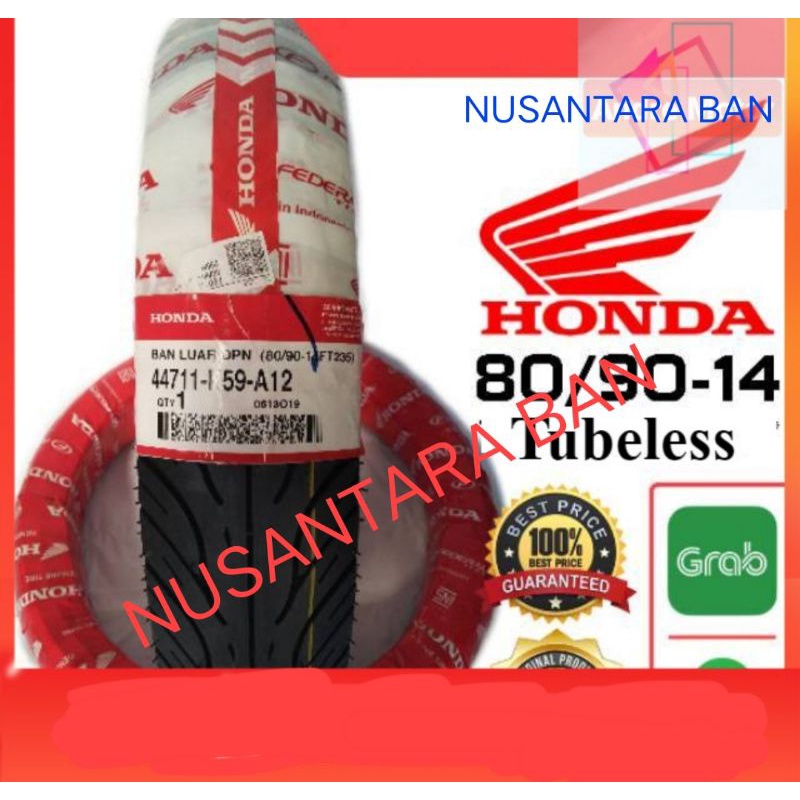 Jual Ban Honda Tubles Ukuran 80/90-14 Tubles Federal Depan Vario Beat ...