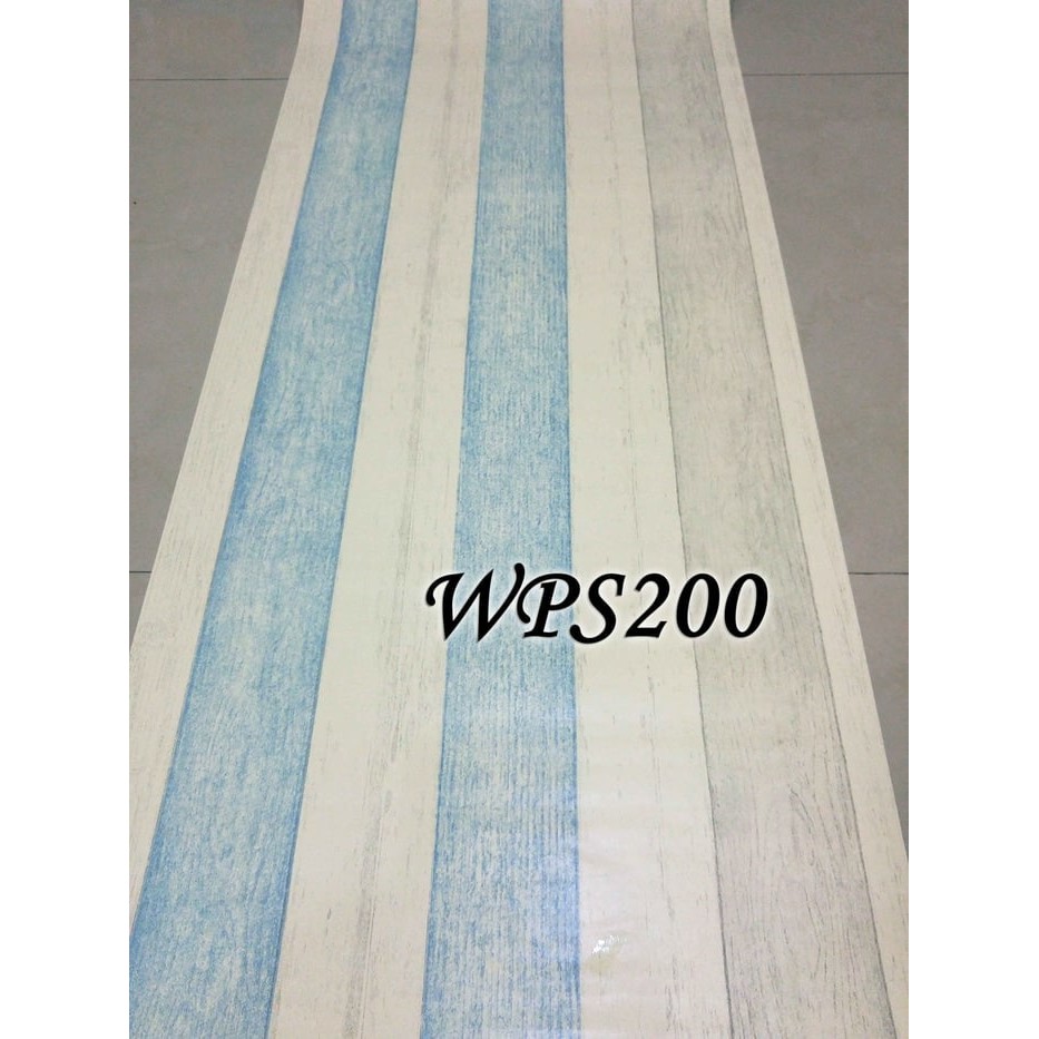 Jual Stiker wallpaper dinding wood list tempelan dekorasi walpaper ...