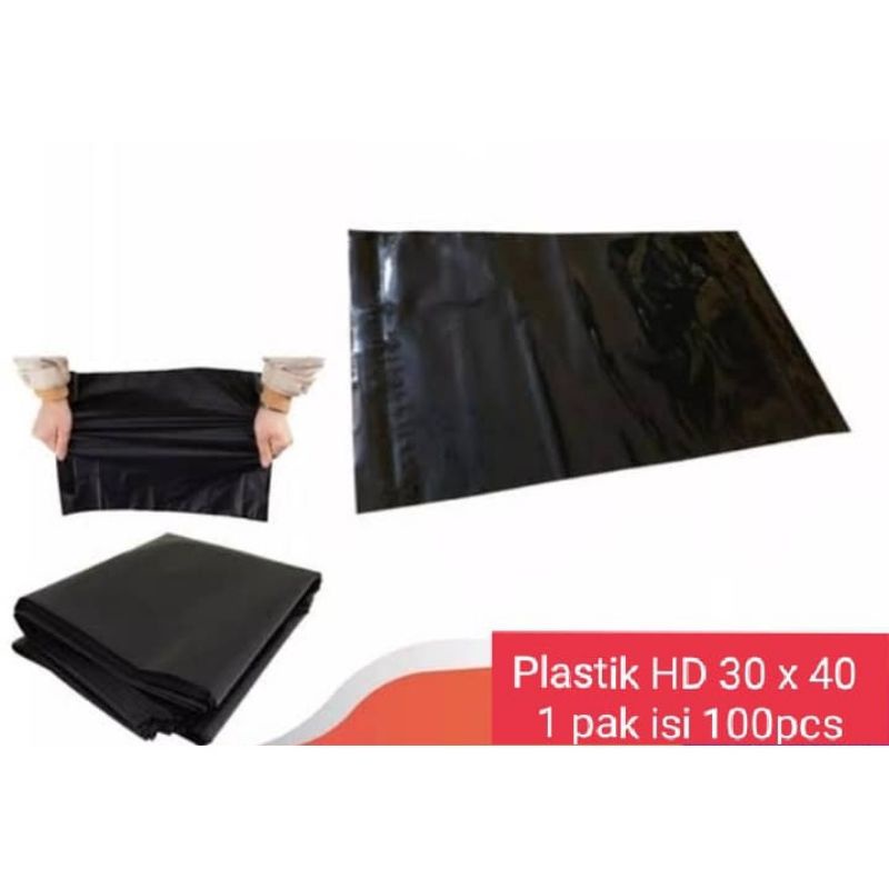Jual HD Packing Hitam 30x40 isi 100 pcs - Plastik Packing Online shop ...