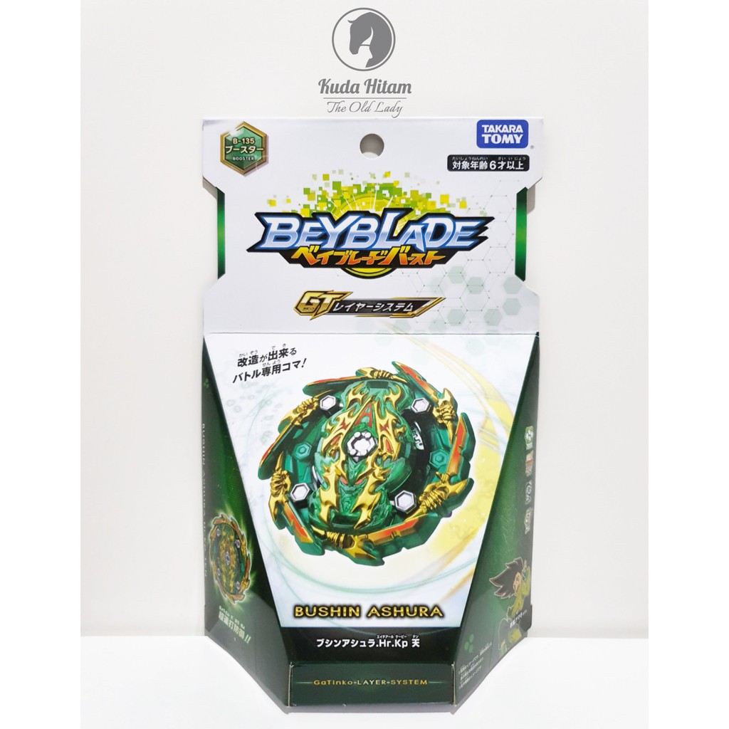 Jual Takara Tomy Beyblade Burst B-135 Booster Bushin Ashura | Shopee ...