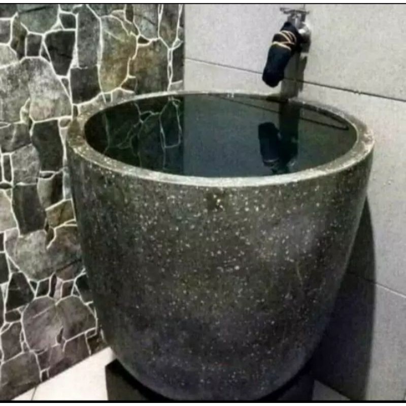 Jual Bak Mandi Terrazzo Marmer Tipe Blong Bintik | Shopee Indonesia