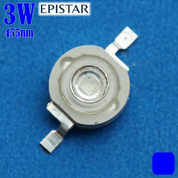 Jual Led HPL 3 watt Biru Blue Grow Blue 455Nm 40-45Lm Epistar Led ...