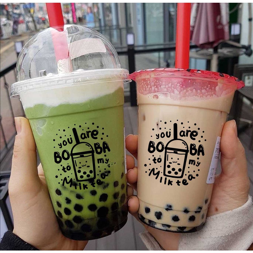 Jual STIKER CUP BOBA isi 100 pcs | Shopee Indonesia