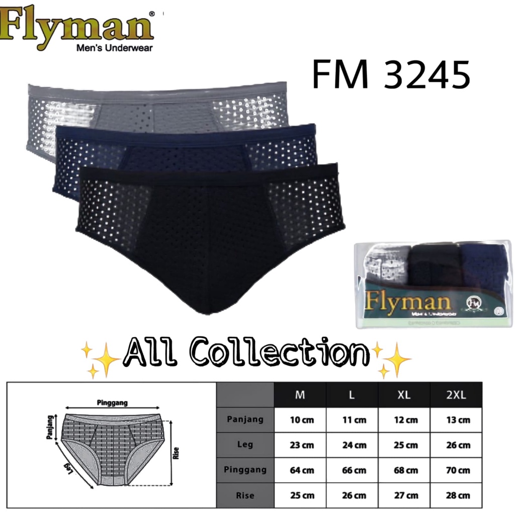 Jual Flyman Celana Dalam Pria FM 3245 | Shopee Indonesia