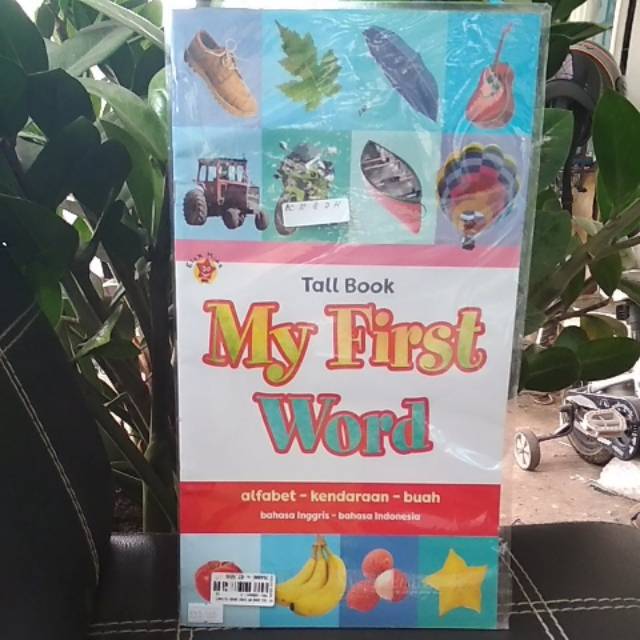 Jual Tall Book My First Word (Alfabet-kendaraan-buah) | Shopee Indonesia