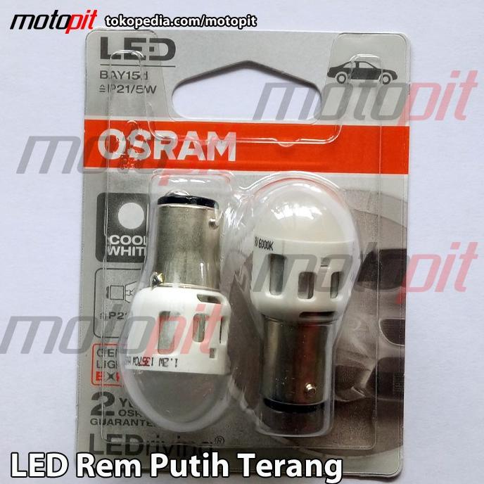 Jual OSRAM LED REM P21/5W Cool White - Blister Pack 12V 6000K Bayonet ...