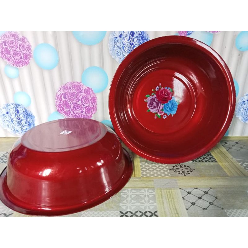 Jual baskom 40 cm baskom metalik baskom dalam | Shopee Indonesia