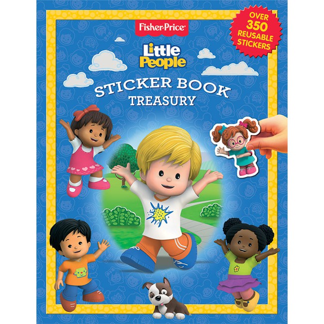 Jual BUKU Sticker Book Treasury Fisher Price Little People with Over ...