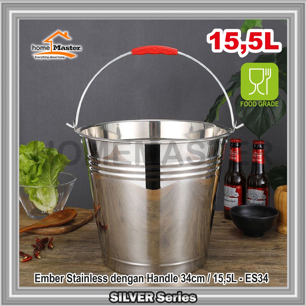 Jual HomeMaster Ember/Bucket Es/Ice/Wine/Beer/Champagne Stainless ...