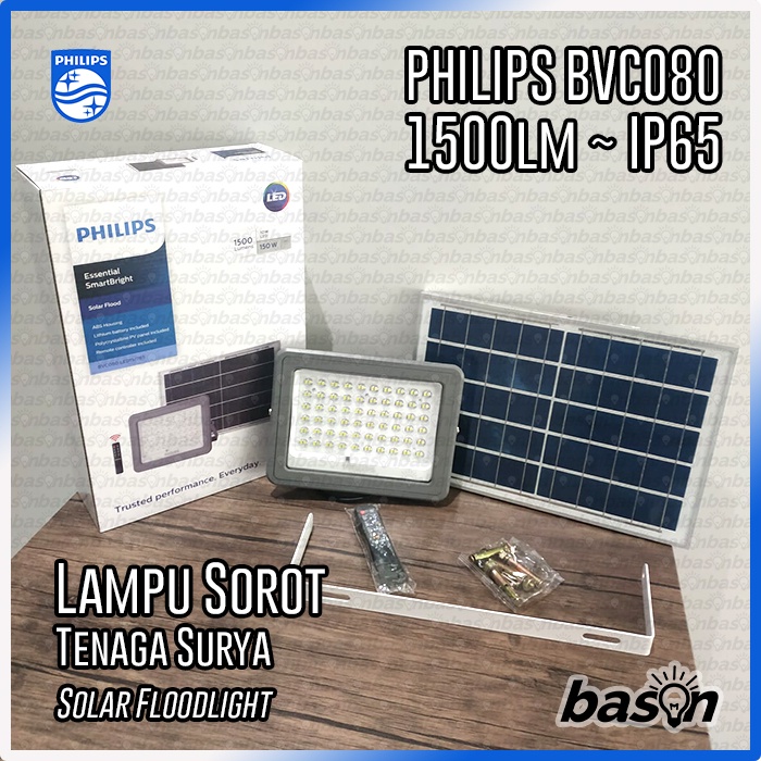 Jual PHILIPS BVC080 LED15 Solar Floodlight - Lampu Sorot Tenaga Surya | Shopee Indonesia