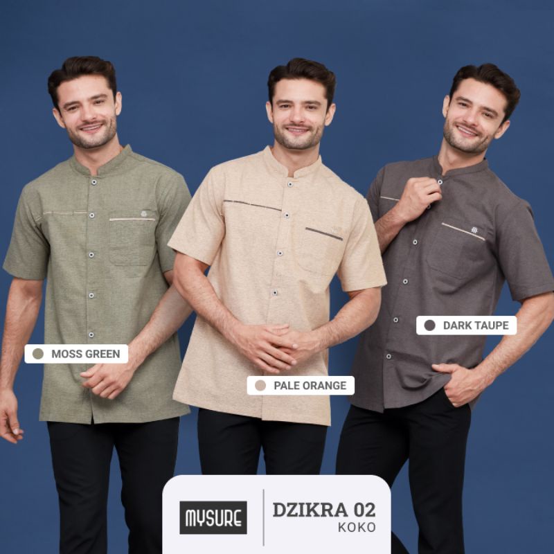 Jual Dzikra Koko 02 Koko Lengan Pendek dengan Desain Minimalis dan ...