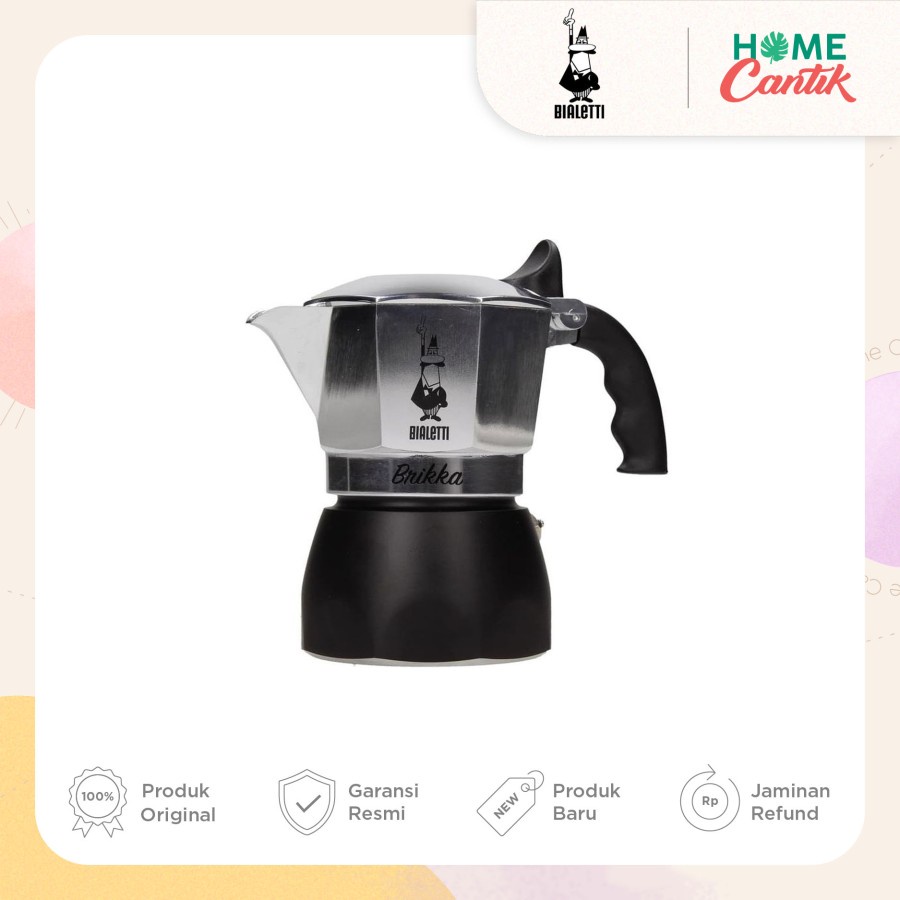 Jual Bialetti Moka Brikka NEW 2018 2 CUPS 6782 | Shopee Indonesia