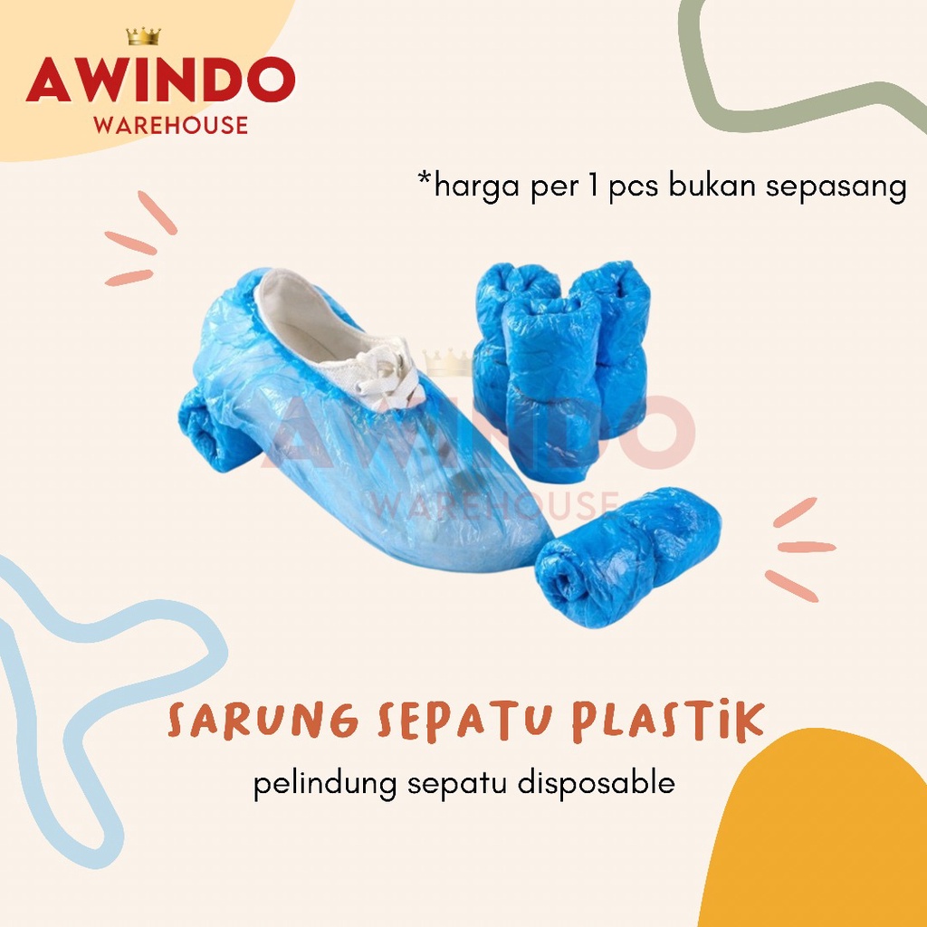 Jual SARUNG SEPATU PLASTIK - Cover Shoes Disposable APD Shoe Cover ...
