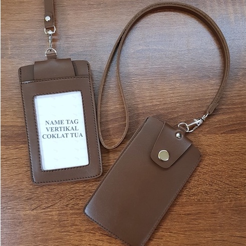 Jual NAME TAG CARD HOLDER ID CARD ELEGAN MURAH SS38 | Shopee Indonesia