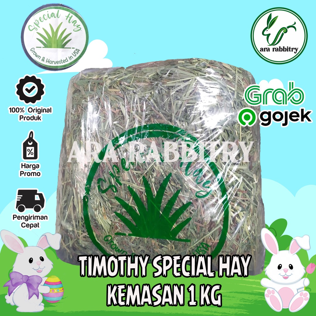 Jual TIMOTHY HAY SPECIAL HAY 1 KG RUMPUT HAY TIMOTHY MAKANAN KELINCI ...