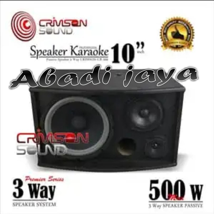 Jual SPEAKER CRIMSON CS 500 3 WAY 10 inch 2 pcs crimson CS500 ORIGINAL | Shopee Indonesia