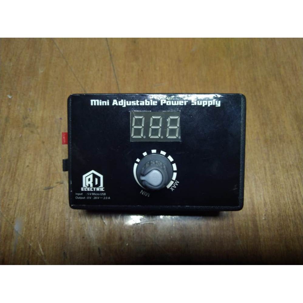 Jual Mini Power Supply Dengan Voltmeter, alat bantu penerangan untuk ...