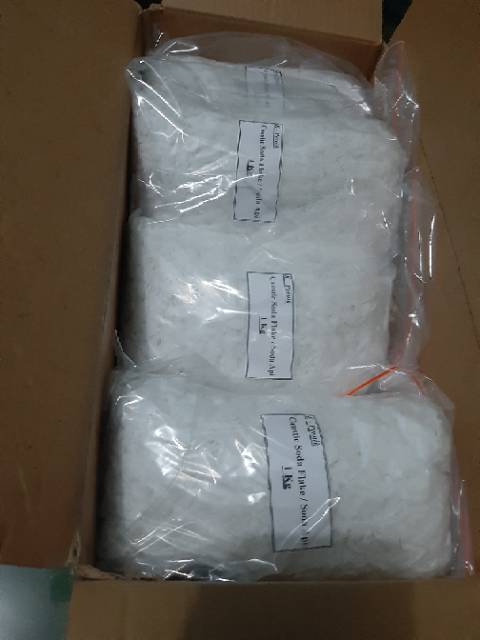 Jual Caustic Soda Flake / NaOH 1 kg / Soda api | Shopee Indonesia