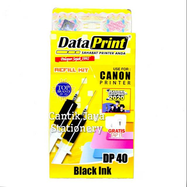 Jual Tinta Printer Canon Dataprint DP 40 (Hitam) | Shopee Indonesia
