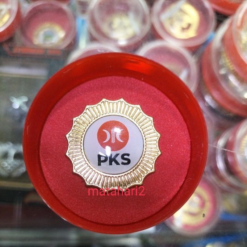 Jual pin partai pks magnet bahan kuningan | Shopee Indonesia