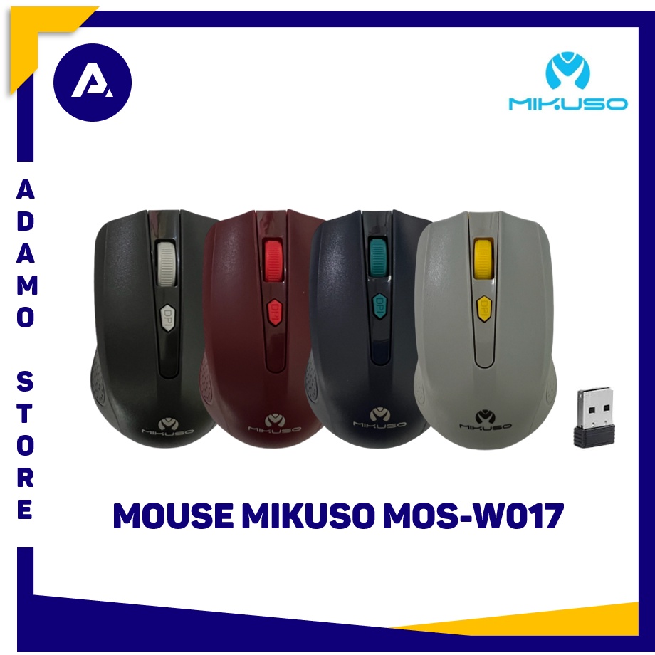 Jual Mouse Wireless Mikuso MOS-W017 Garansi Resmi | Shopee Indonesia