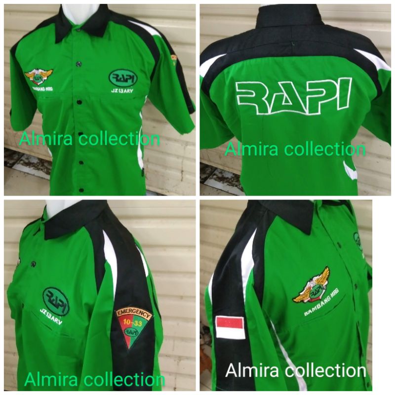 Jual kemeja RAPI / radio antar penduduk Indonesia | Shopee Indonesia
