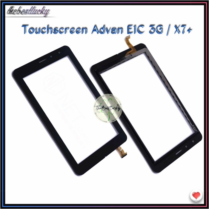Jual Touchscreen Advan E1C 3G / X7 Plus Original Touch Screen Advan E1C ...