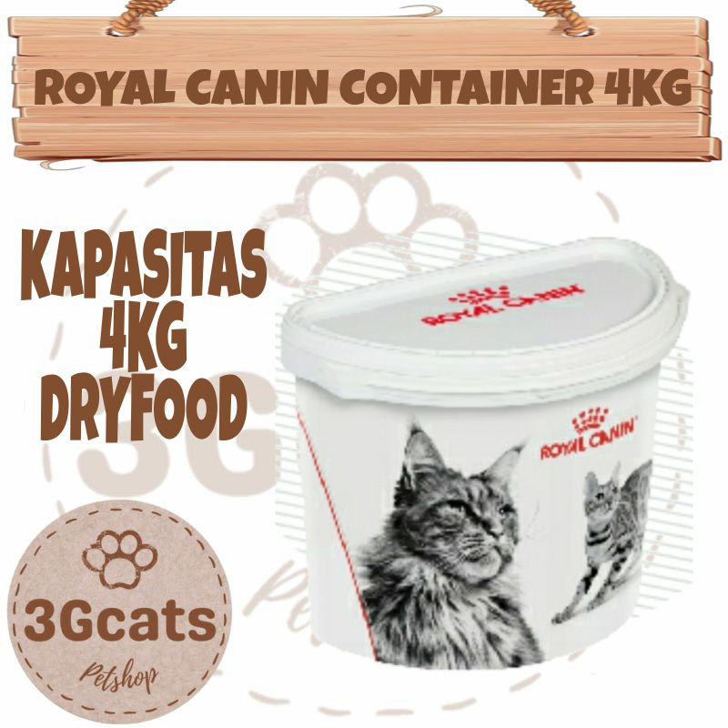 Jual kontainer original royal canin kucing 4 KG dan 10 KG cat container ...