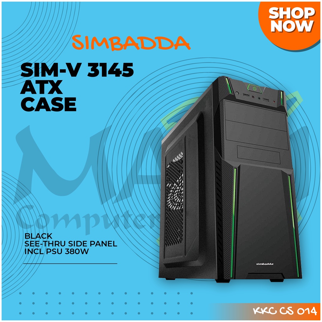 Jual Simbadda Sim-V 3145 Full Black Painting Personal Casing with PSU ...